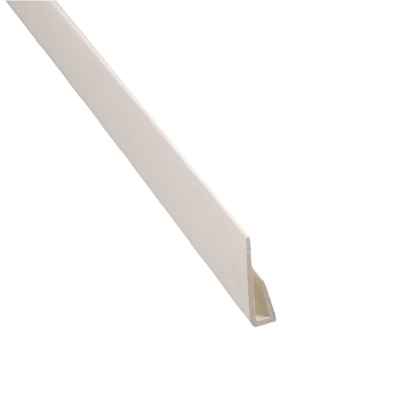 PVC U profil, zaključni, bel - Trgovina Termotom